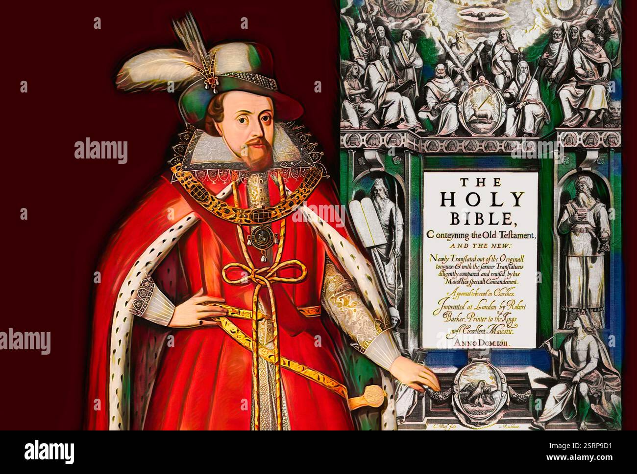 James VI and I, James Charles Stuart, 1566 – 1625, King of England ...