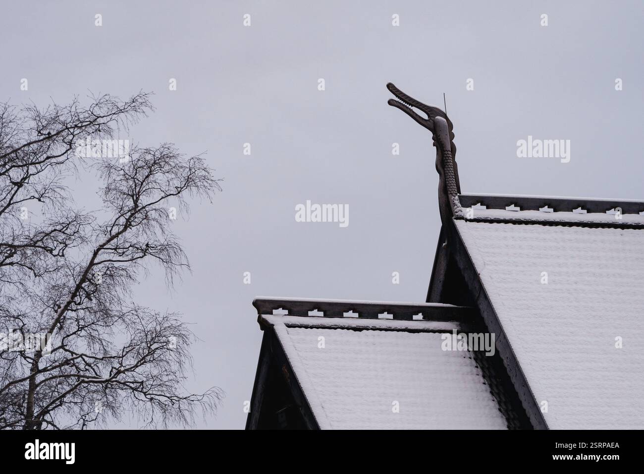 Detail stave church in hi-res stock photography and images - Alamy