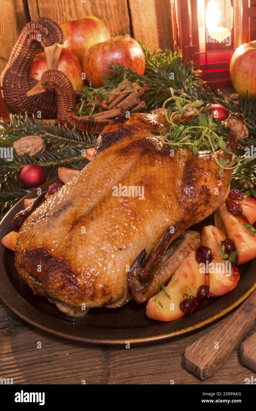 Christmas feast goose hi-res stock photography and images - Alamy