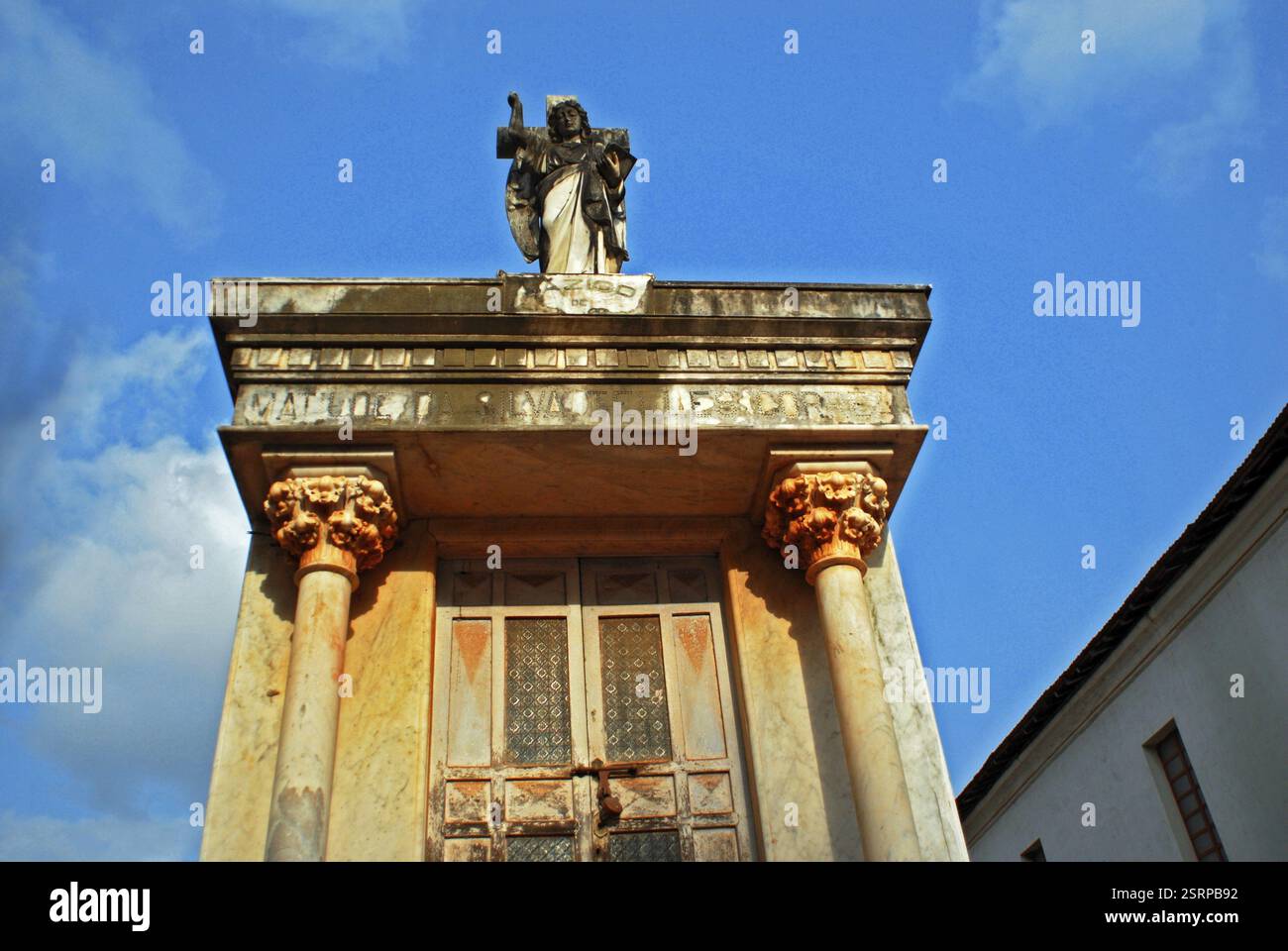 Graveyard at inez church near Panaji, Goa, India, Asia Stock Photo - Alamy