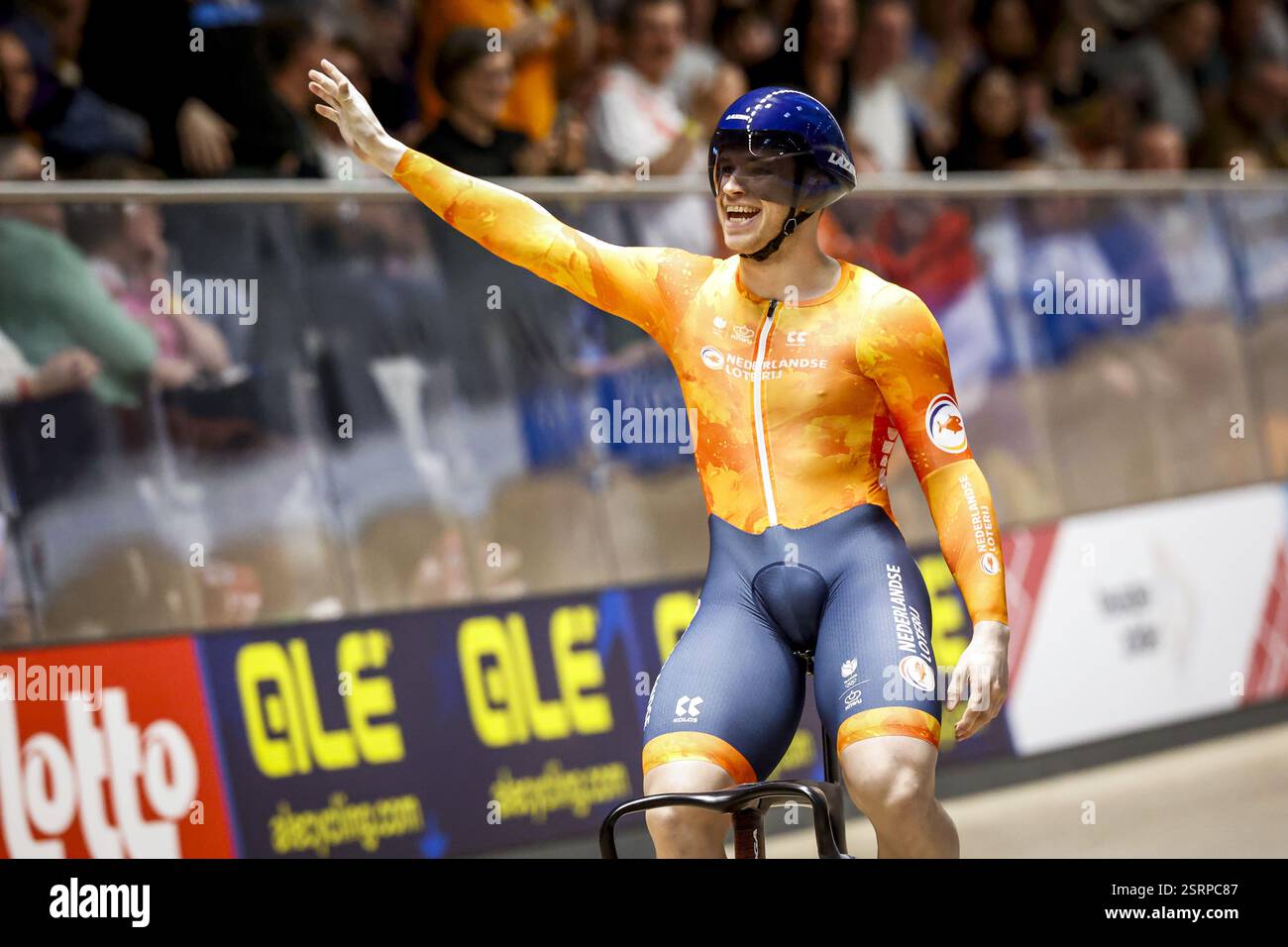 HEUSDEN-ZOLDER - Track cyclist Harrie Lavreysen wins the final of the ...