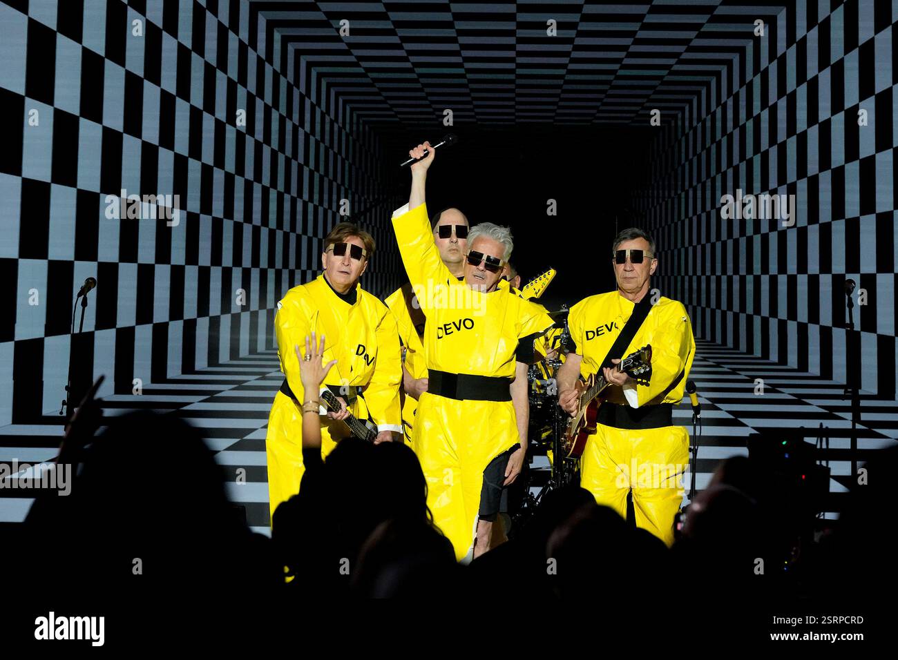SNL50: THE HOMECOMING CONCERT -- Pictured: Devo on Friday, February 14 ...