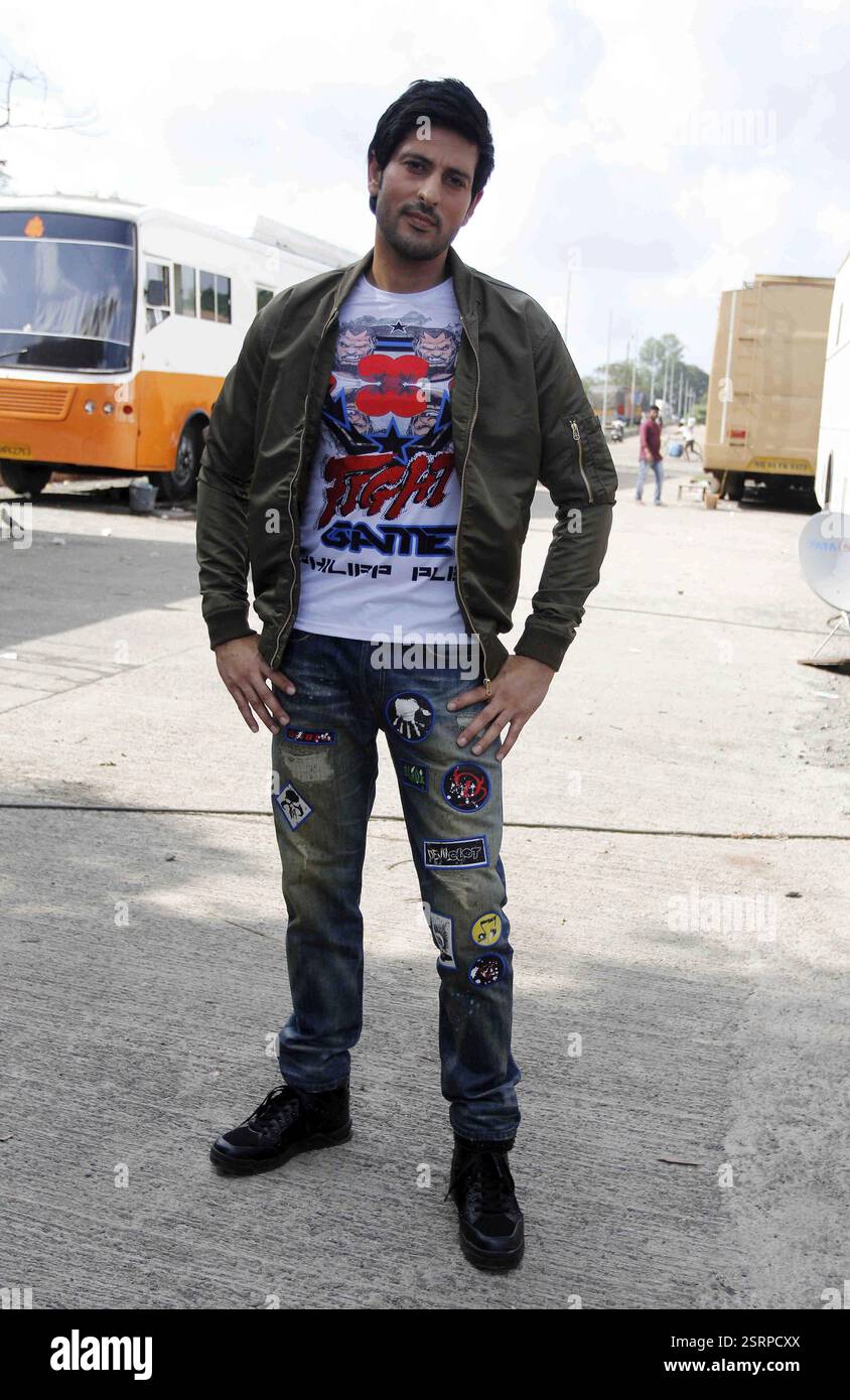 Bollywood actor Rishi Bhutani during the on location shoot of upcoming ...