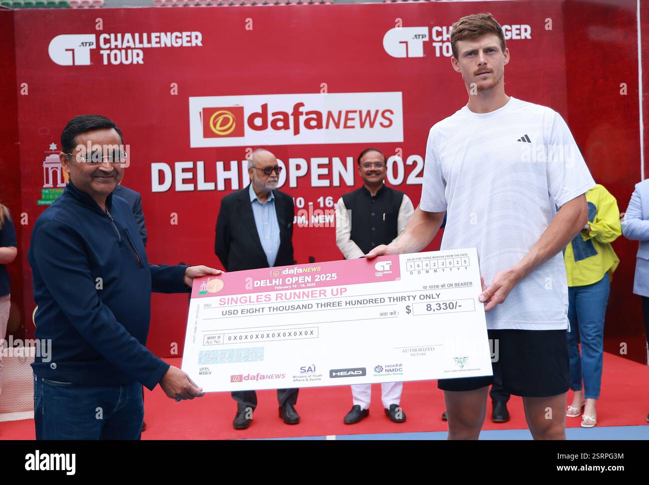 February 16, 2025, New Delhi, Delhi, India: Billy Harris of Great ...
