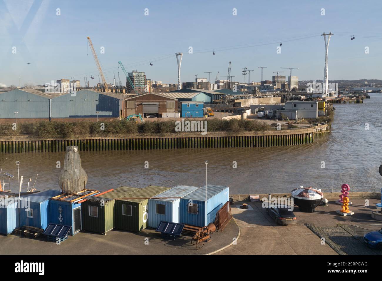 Container City (Leamouth), Trinity Buoy Wharf, London Stock Photo - Alamy