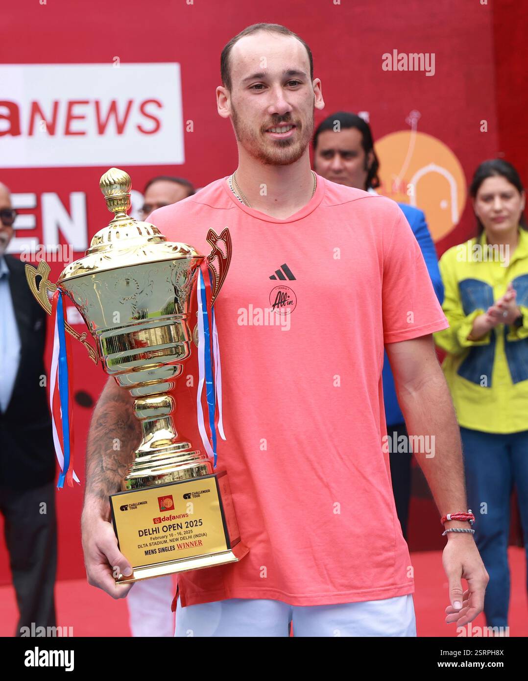 February 16, 2025, New Delhi, Delhi, India: Kyrian Jacquet of France ...