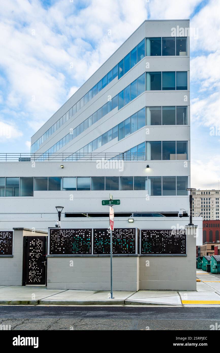 Buildings in the downtown area of Tacoma, Washington Stock Photo - Alamy