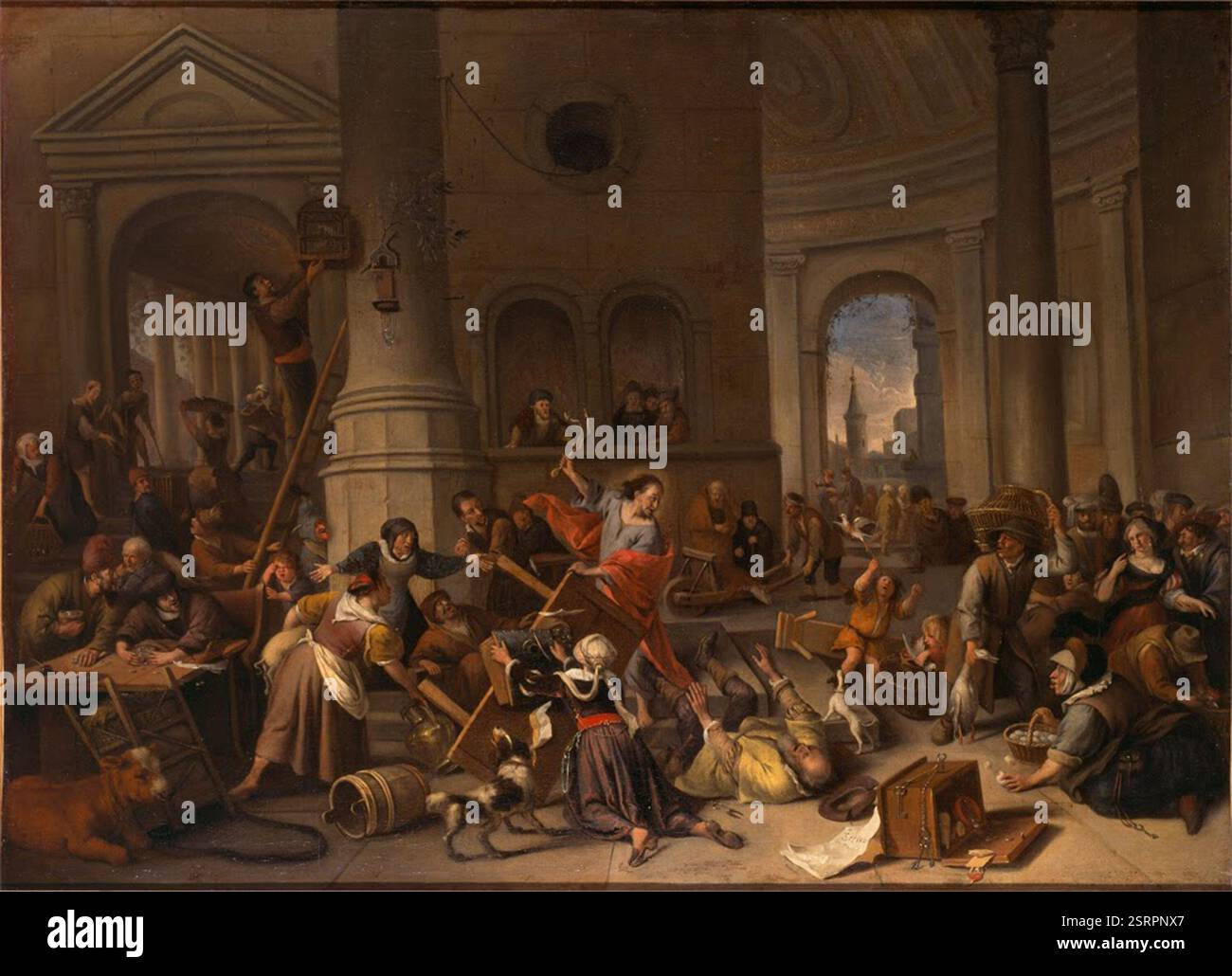 Jesus cleansing the temple hi-res stock photography and images - Alamy