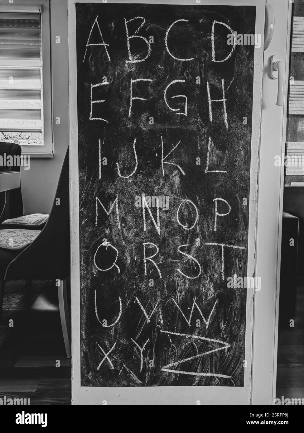 Writing table kids Black and White Stock Photos & Images - Alamy