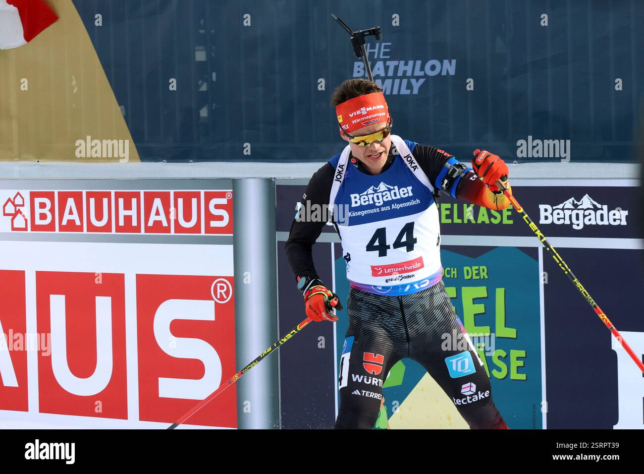 Philipp Horn (Eintracht Frankenhain) bei der IBU Biathlon ...