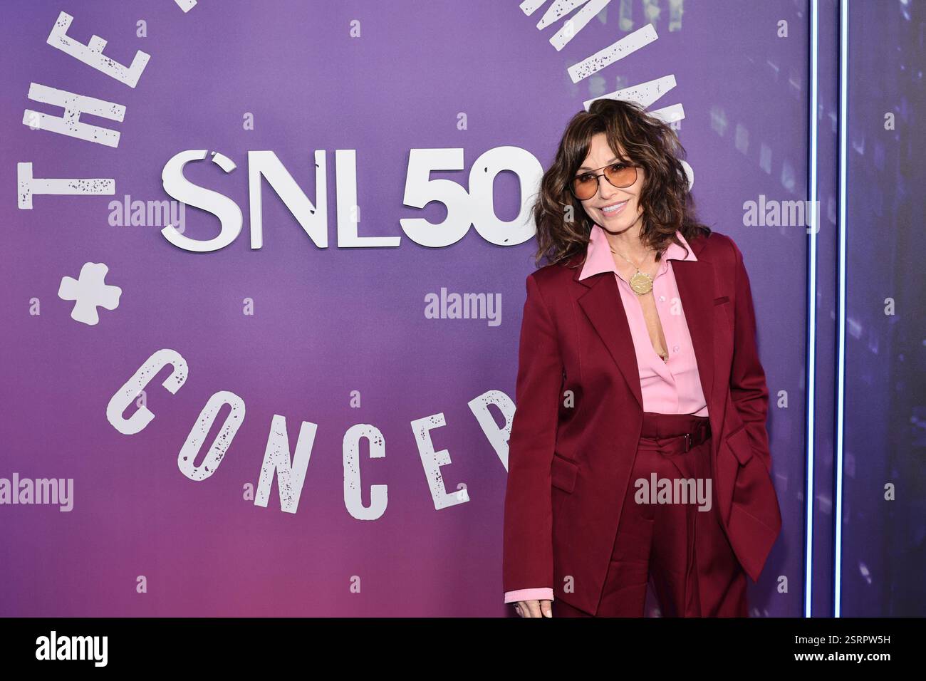 SNL50: THE HOMECOMING CONCERT -- Pictured: Gina Gershon on Friday ...