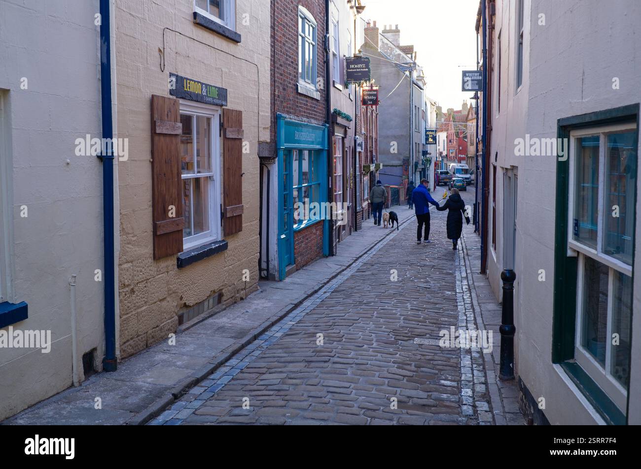 Church Street in Whitby is very narrow and normally busy with tourists ...