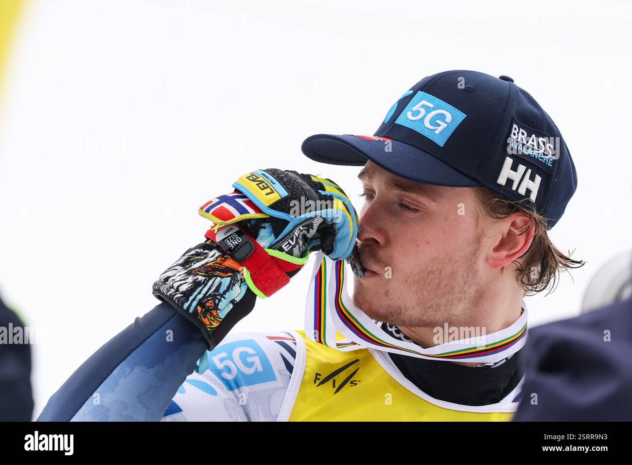 FIS Alpine World Ski Championships Saalbach 2025 Men's Slalom Silver ...