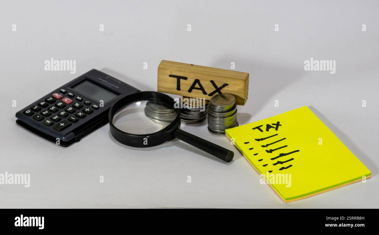 This image visually represents the key elements involved in tax ...
