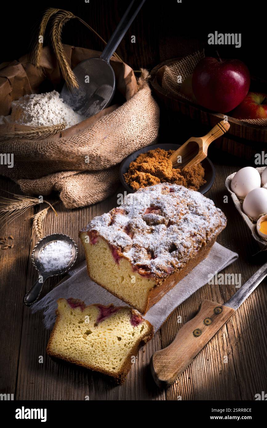 Yeast dough cake Stock Photo - Alamy