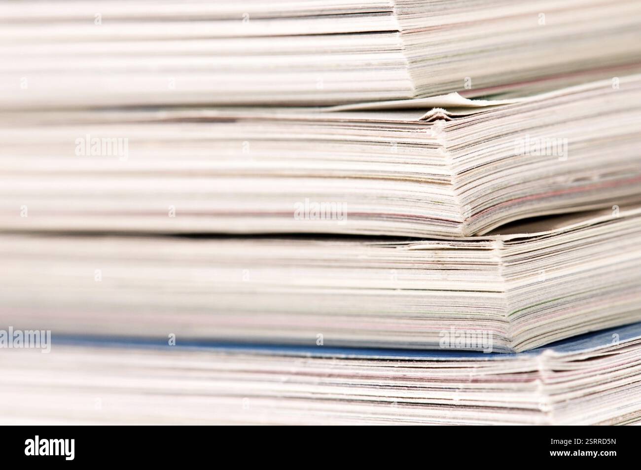 Stack of magazines Stock Photo - Alamy