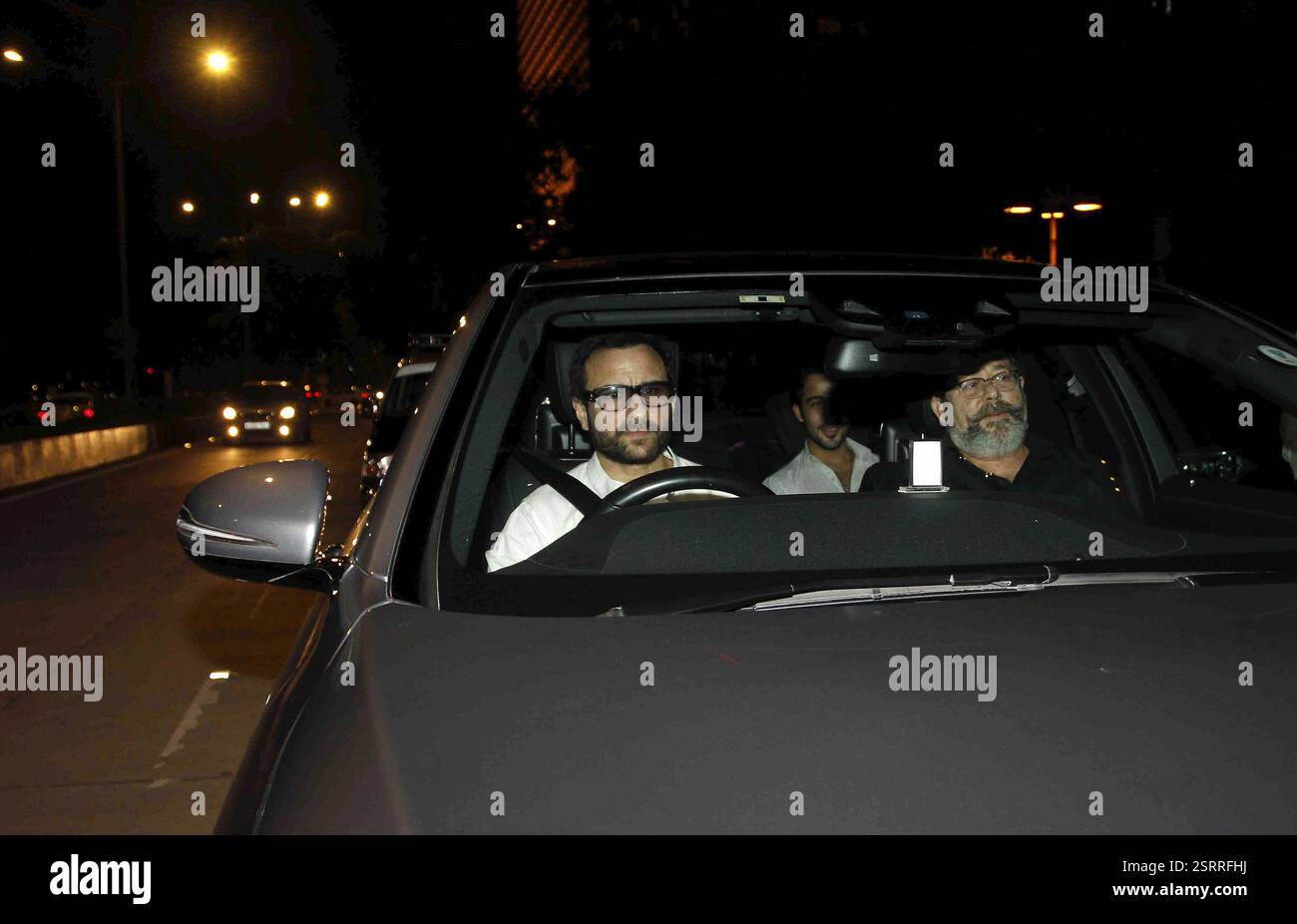 Bollywood actors Saif Ali Khan and Kunal Kapoor during Rima Jain 60th ...