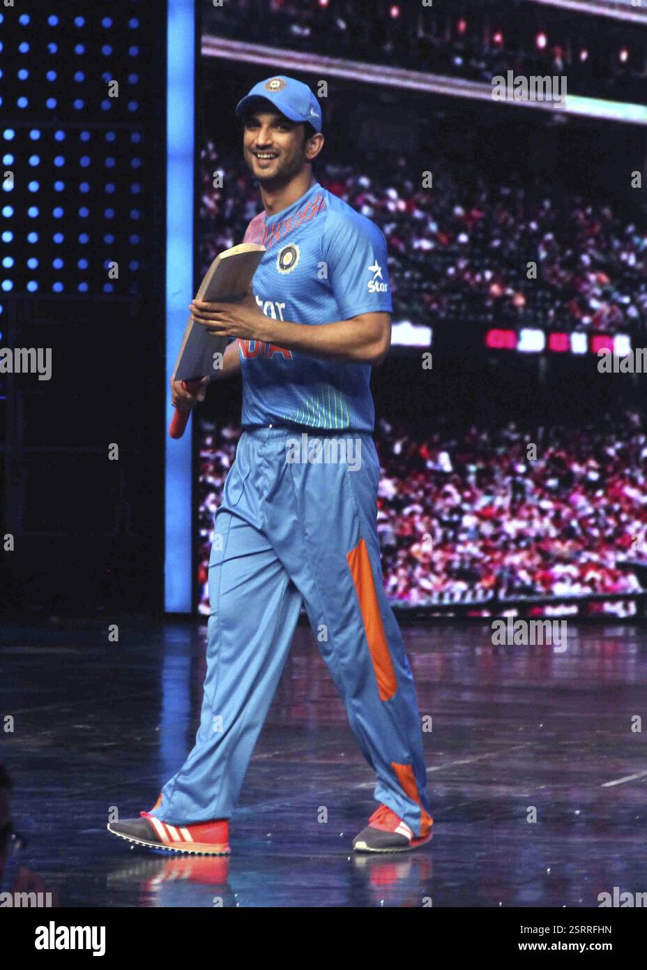 Bollywood actor Sushant Singh Rajput during the promotion of film M S ...