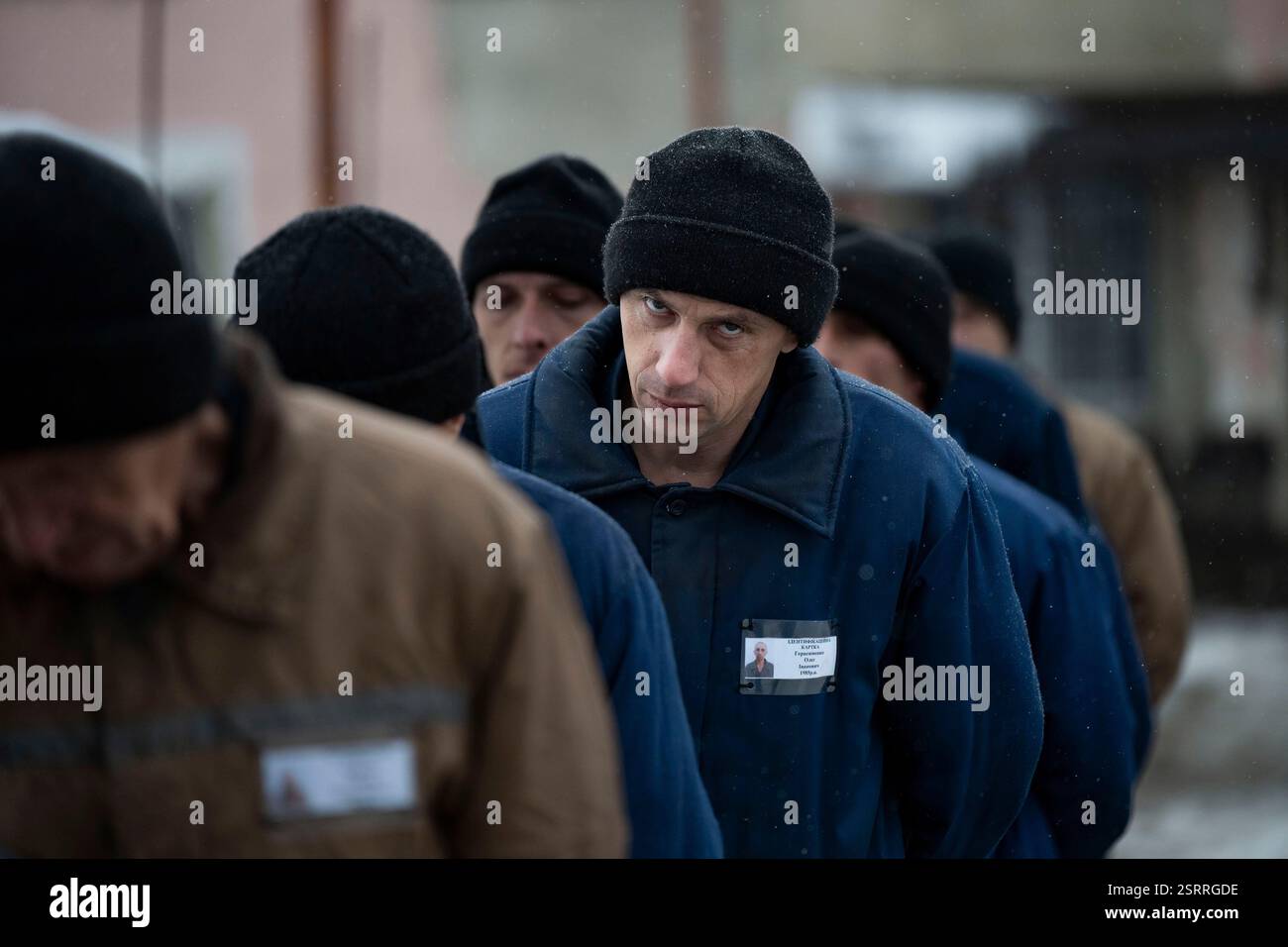 Western Ukrainian Oblast, Ukraine. 12th Dec, 2024. Russian prisoners ...