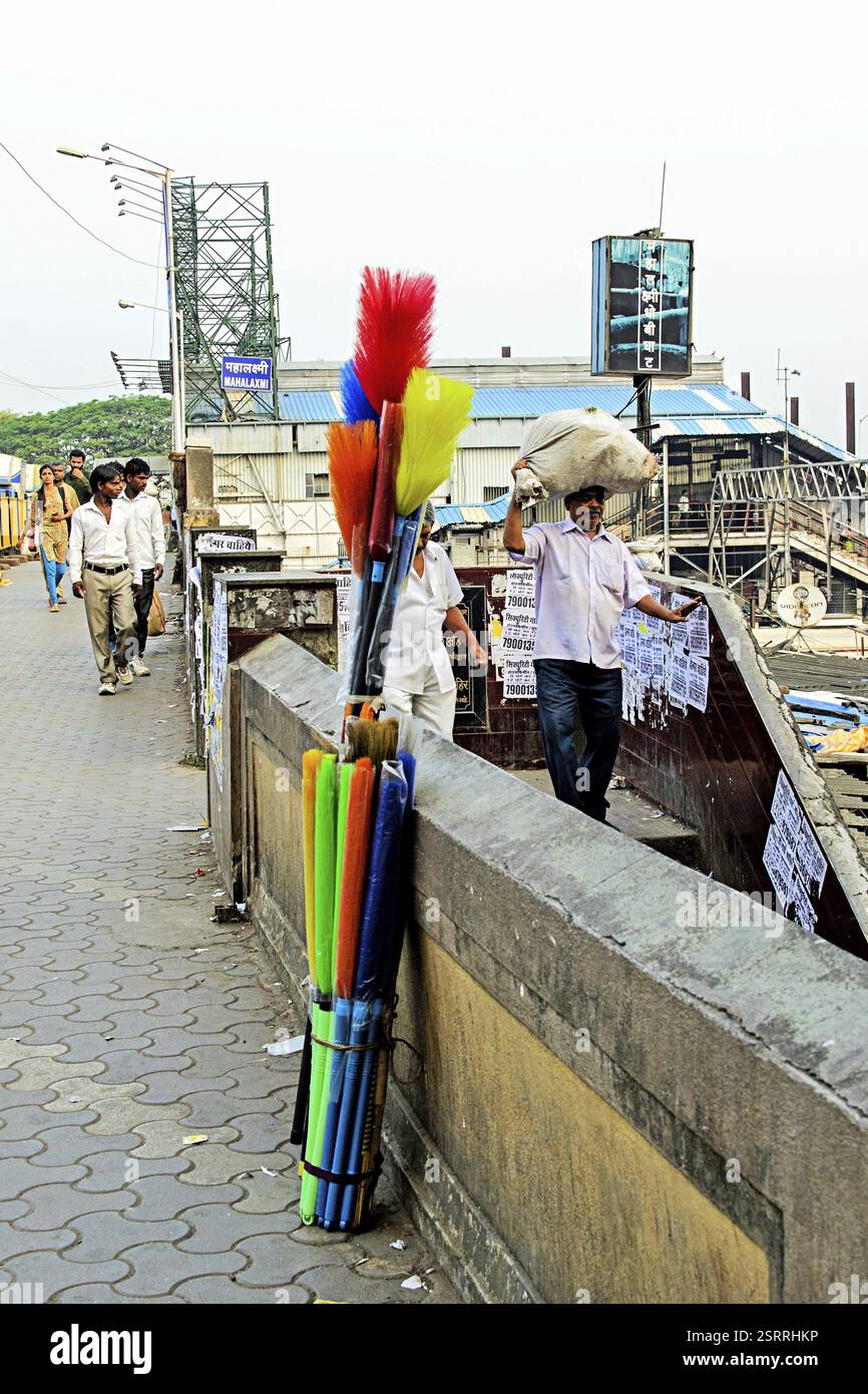 Mahalaxmi Railway Station foot overbridge, Mumbai, Maharashtra, India ...
