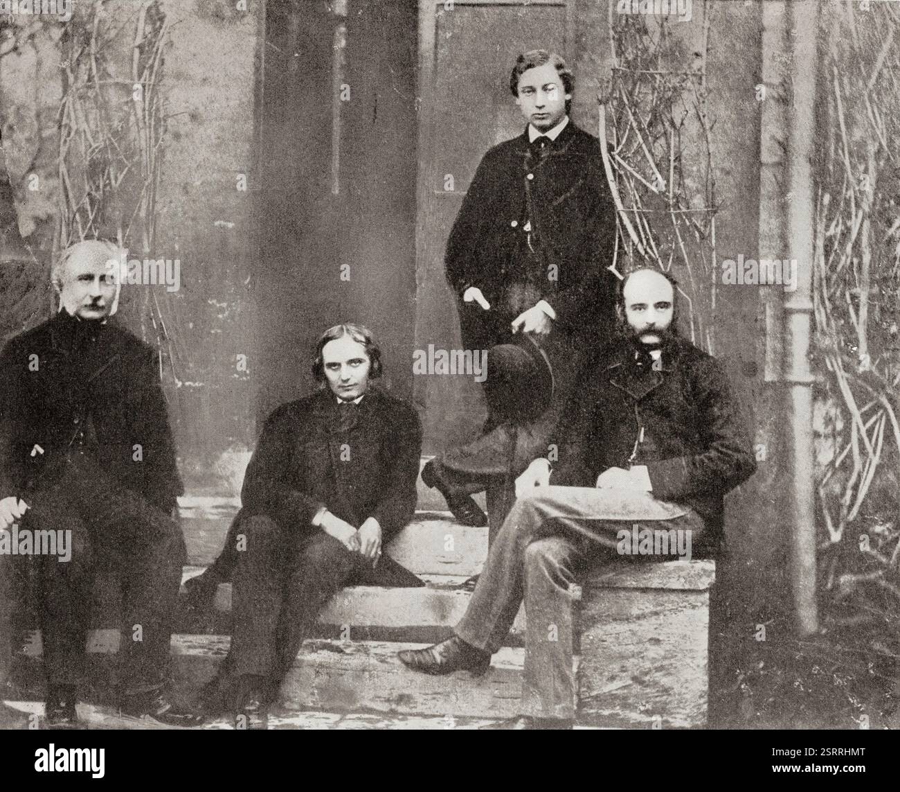 Albert Edward and Colonel Bruce and F W Gibbs Charles Tarver, India ...