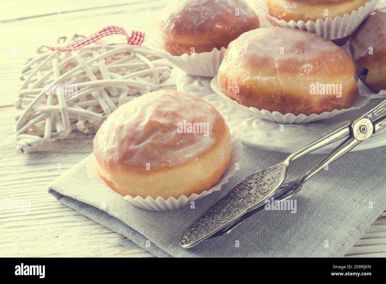 Doughnut - vintage style Stock Photo - Alamy