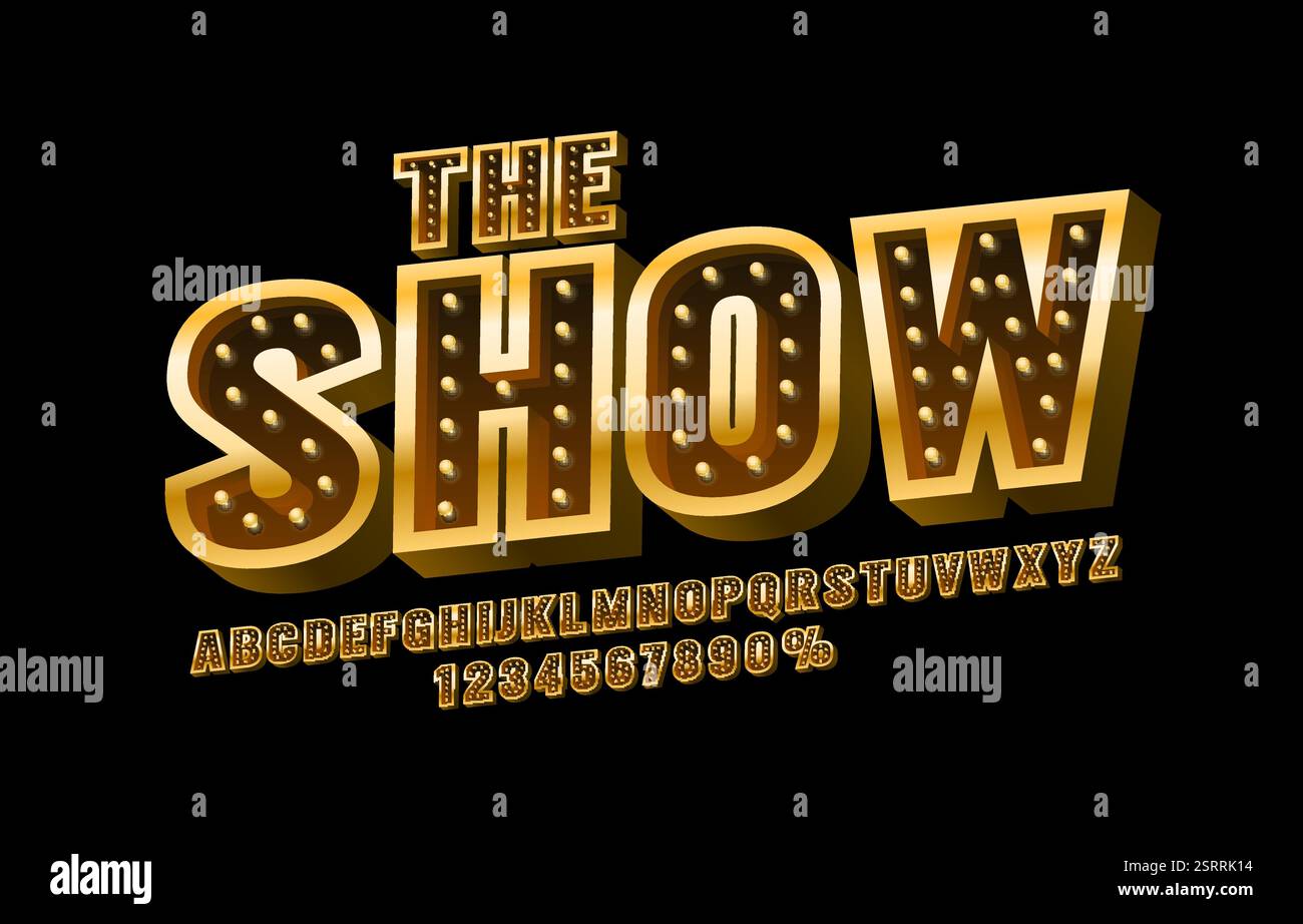 Show font set collection, letters and numbers symbol. Vector Stock ...