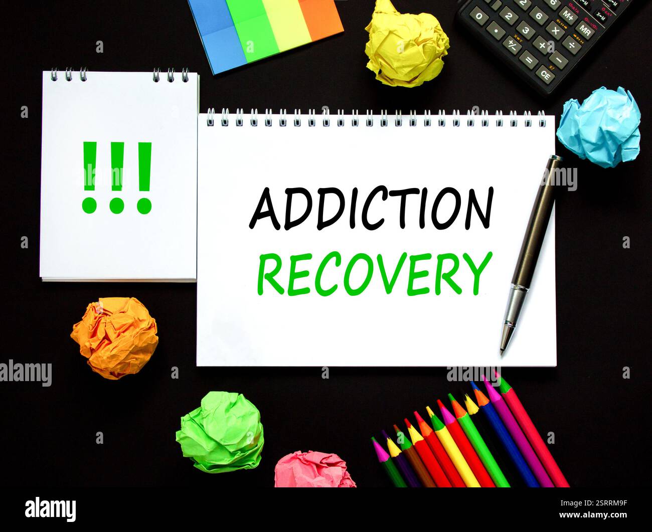 Addiction recovery symbol. Concept words Addiction recovery on ...