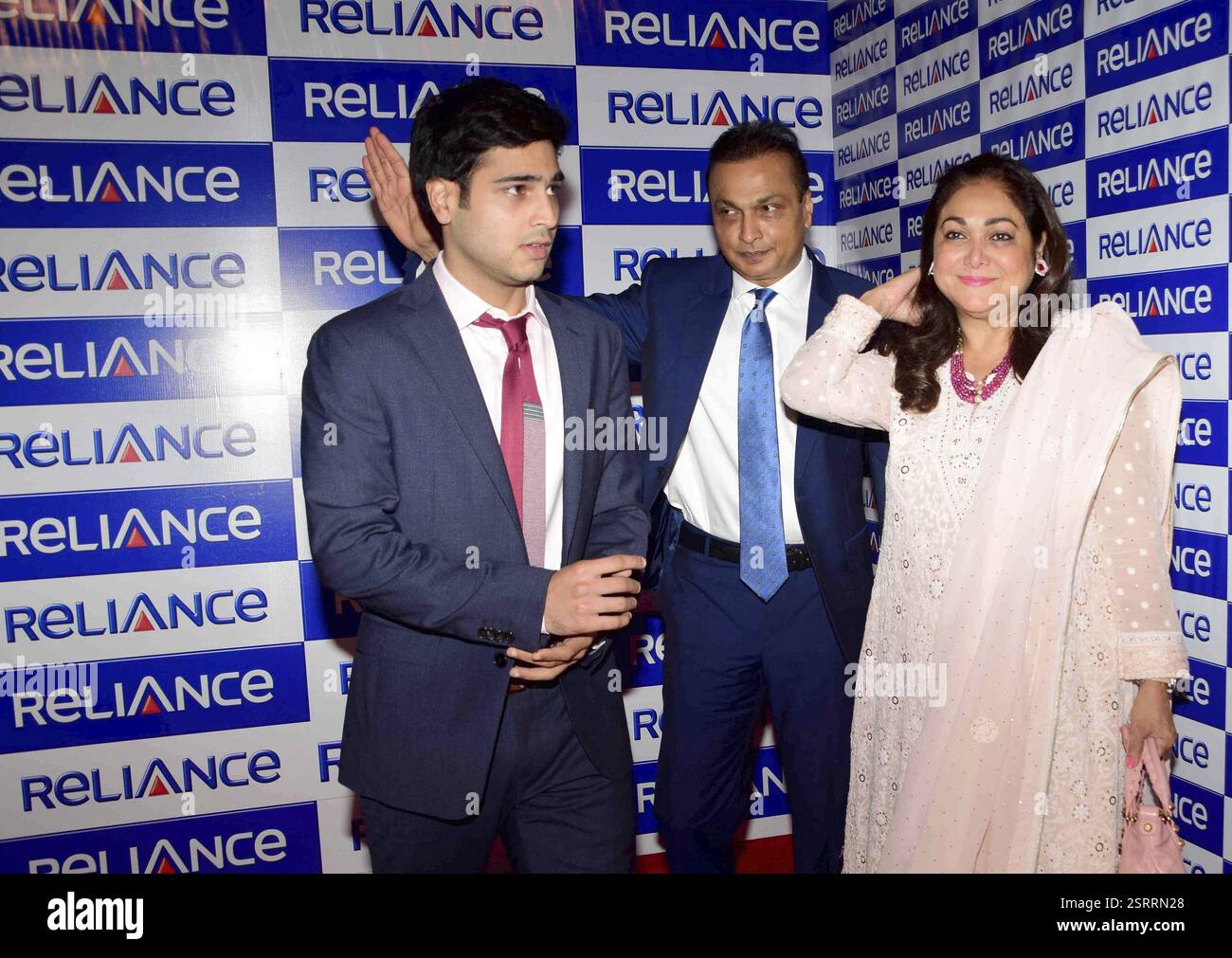 Anil Ambani, Chairman, Reliance Group Tina Ambani Jai Anmol Ambani ...