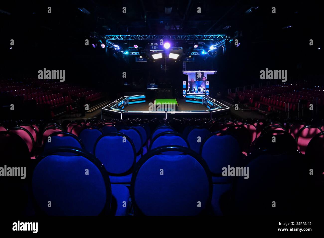A general view of Venue Cymru ahead of the 2025 BetVictor Welsh Open ...
