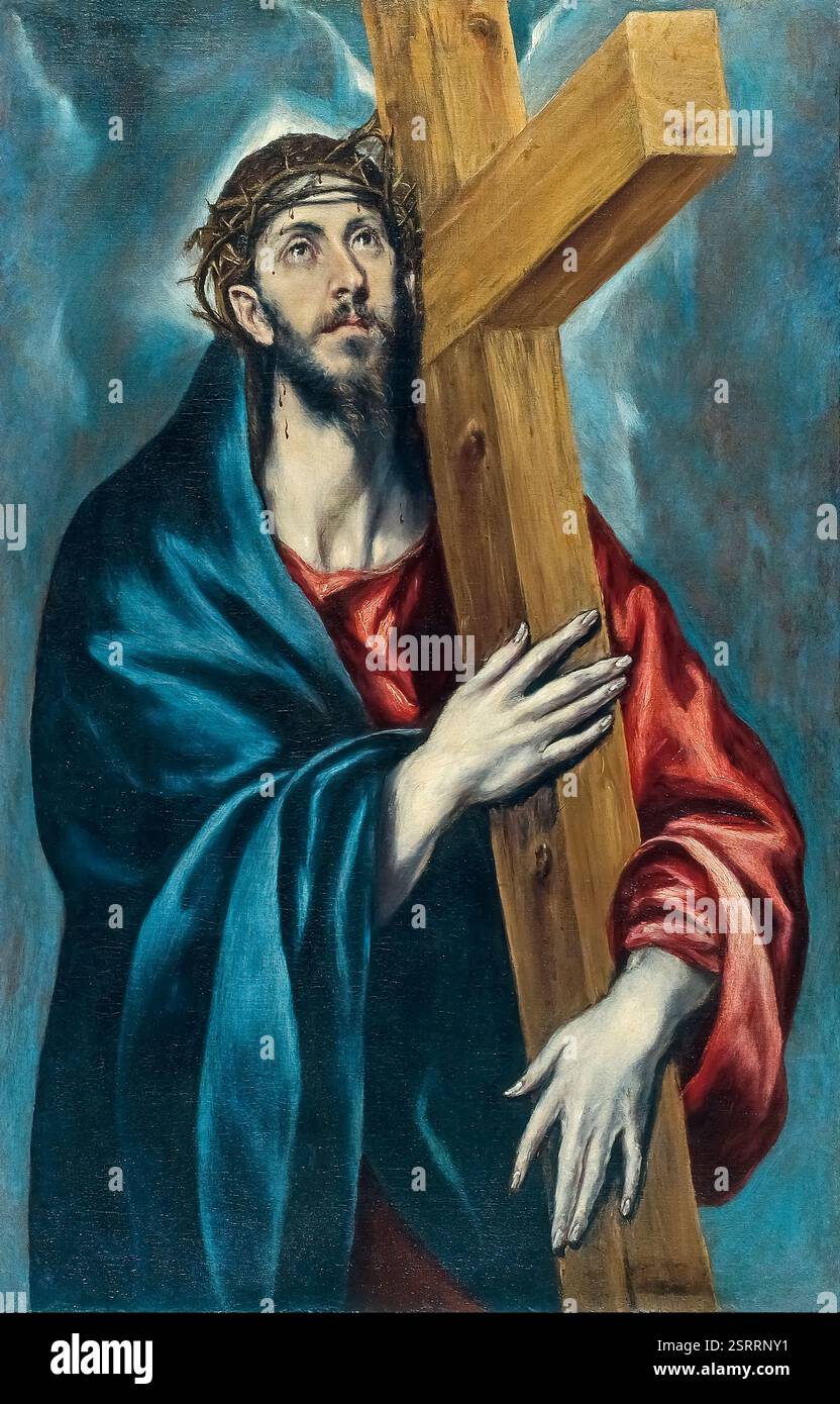 Christ Carrying the Cross by El Greco Stock Photo - Alamy