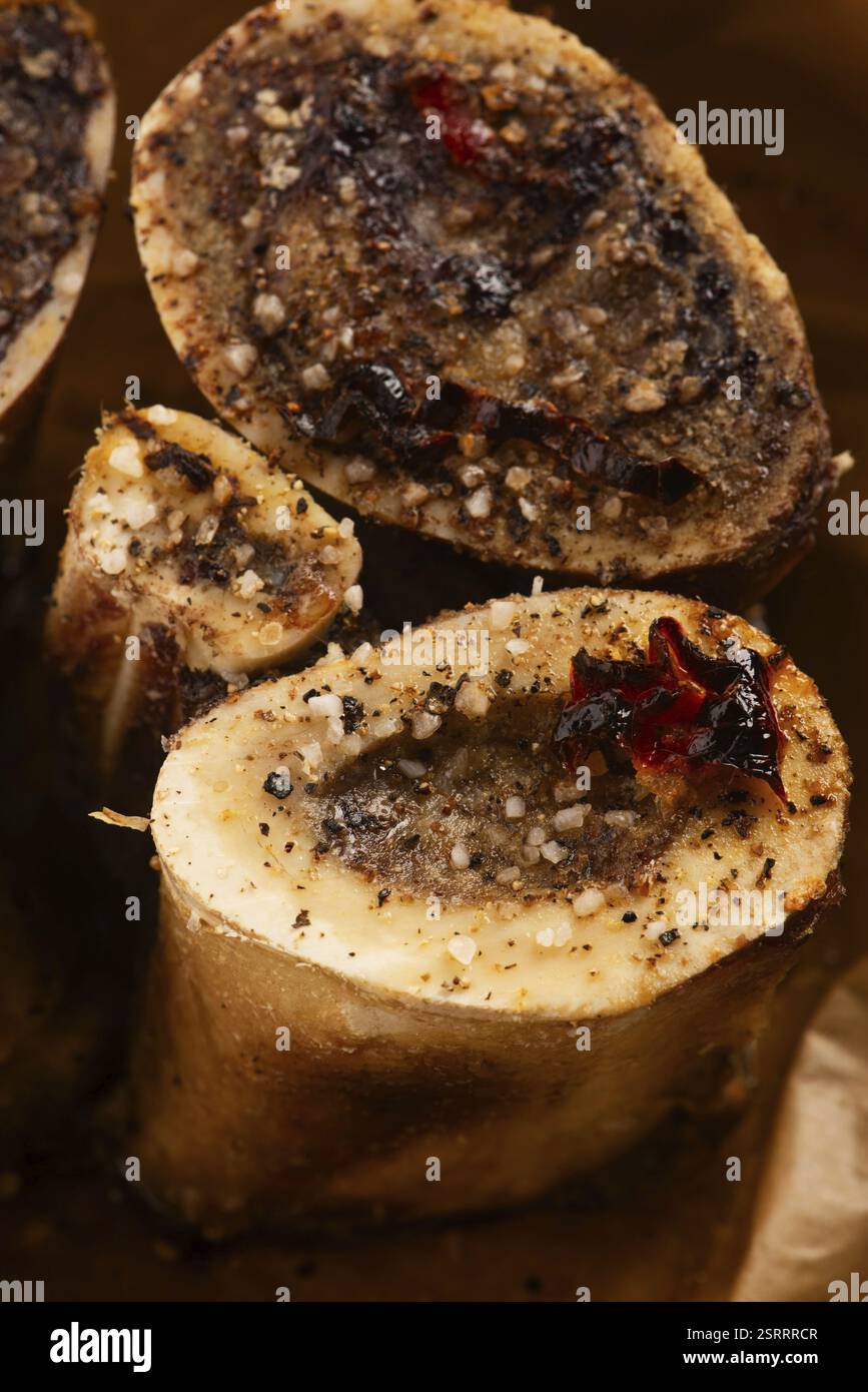 Homemade Roasted Beef Bone Marrow Stock Photo - Alamy