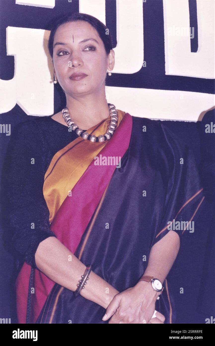 Indian Bollywood film actress Shabana Azmi, India, Asia Stock Photo - Alamy