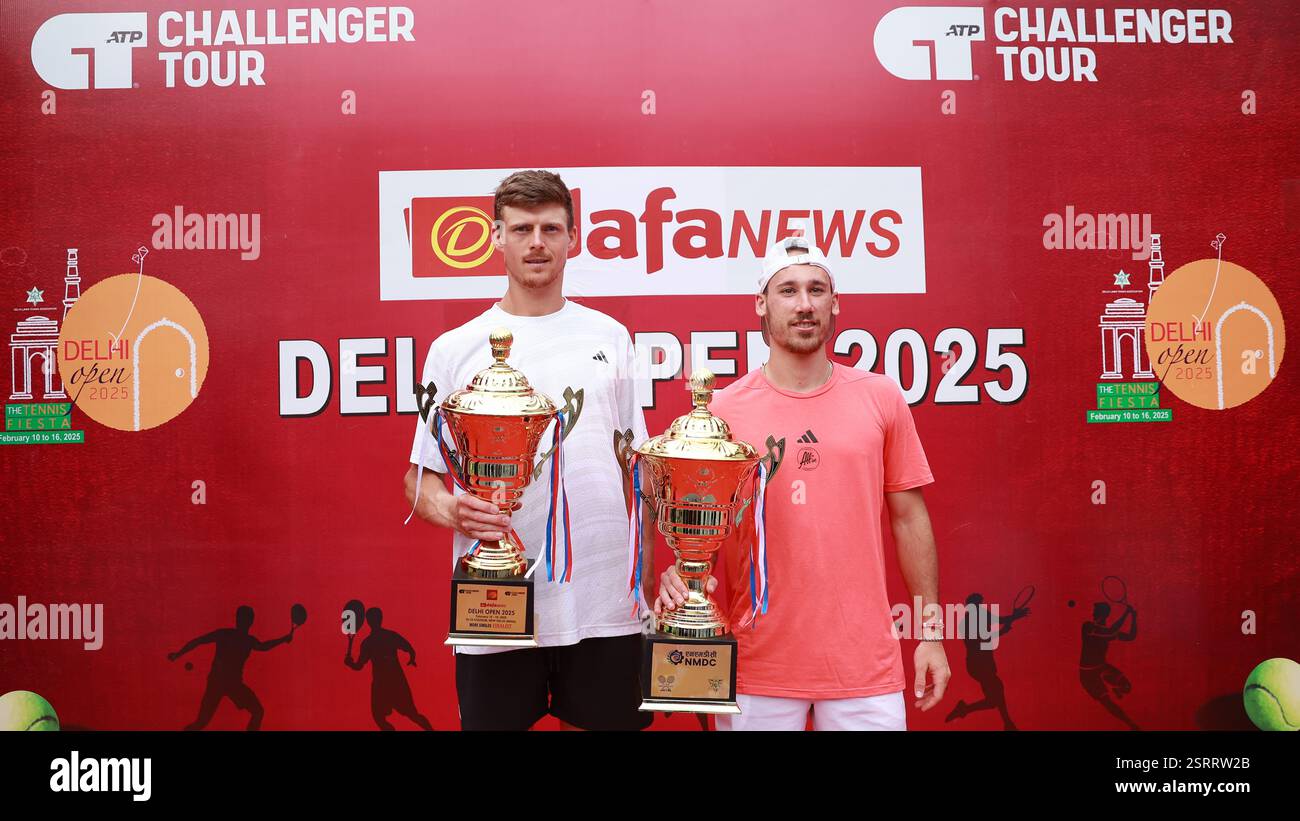 February 16, 2025, New Delhi, Delhi, India: Kyrian Jacquet of France ...