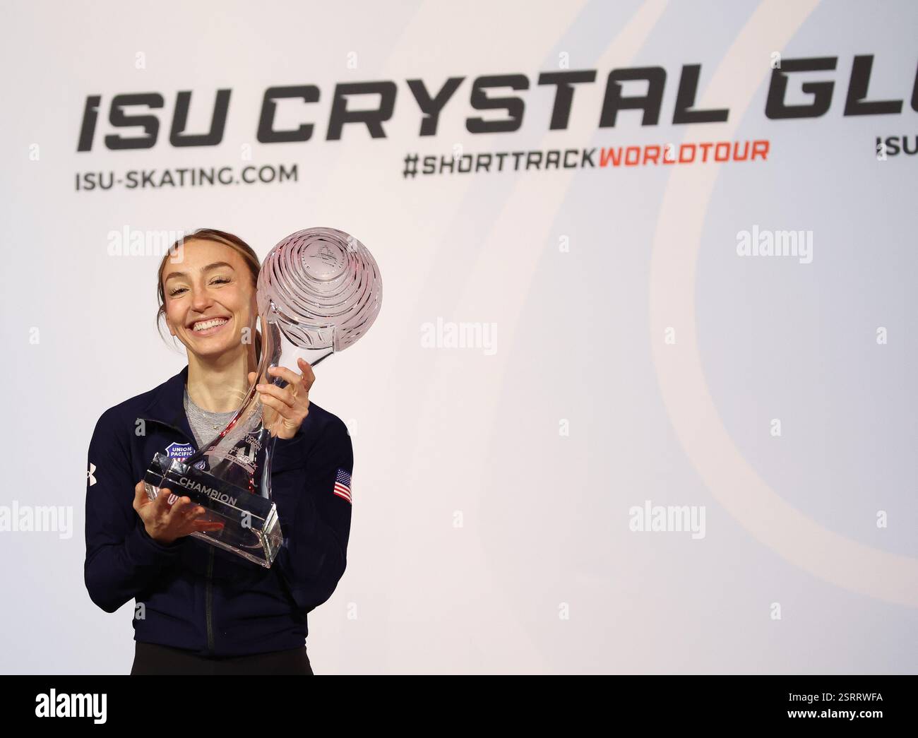 Milan, Italy. 16th Feb, 2025. ISU Short Track World Tour 2025 ISU ...