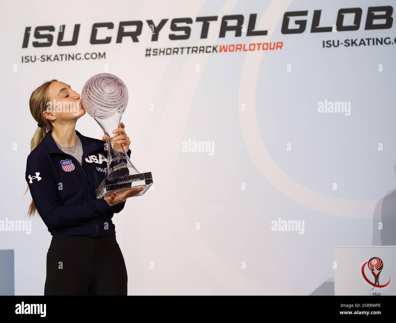 Milan, Italy. 16th Feb, 2025. ISU Short Track World Tour 2025 ISU ...
