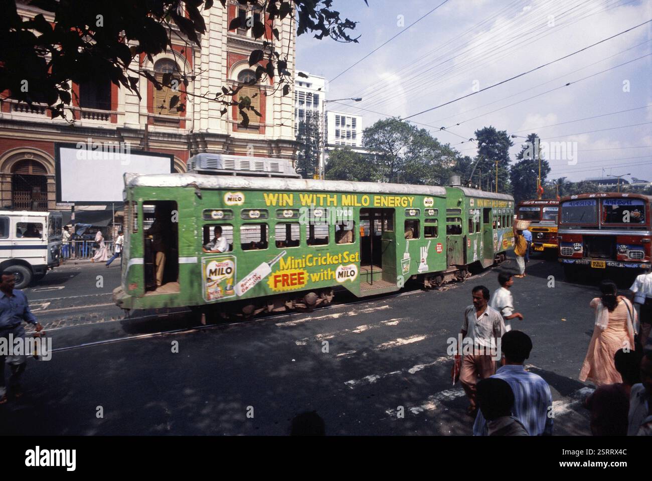 Transport, electric trams, Calcutta Kolkata, West Bengal, India, Asia ...