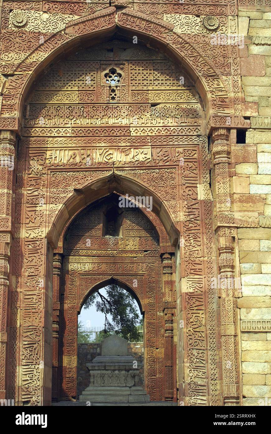 Main gate of Iltumus Mazaar inside Qutab Kutub Campus, Delhi, India ...