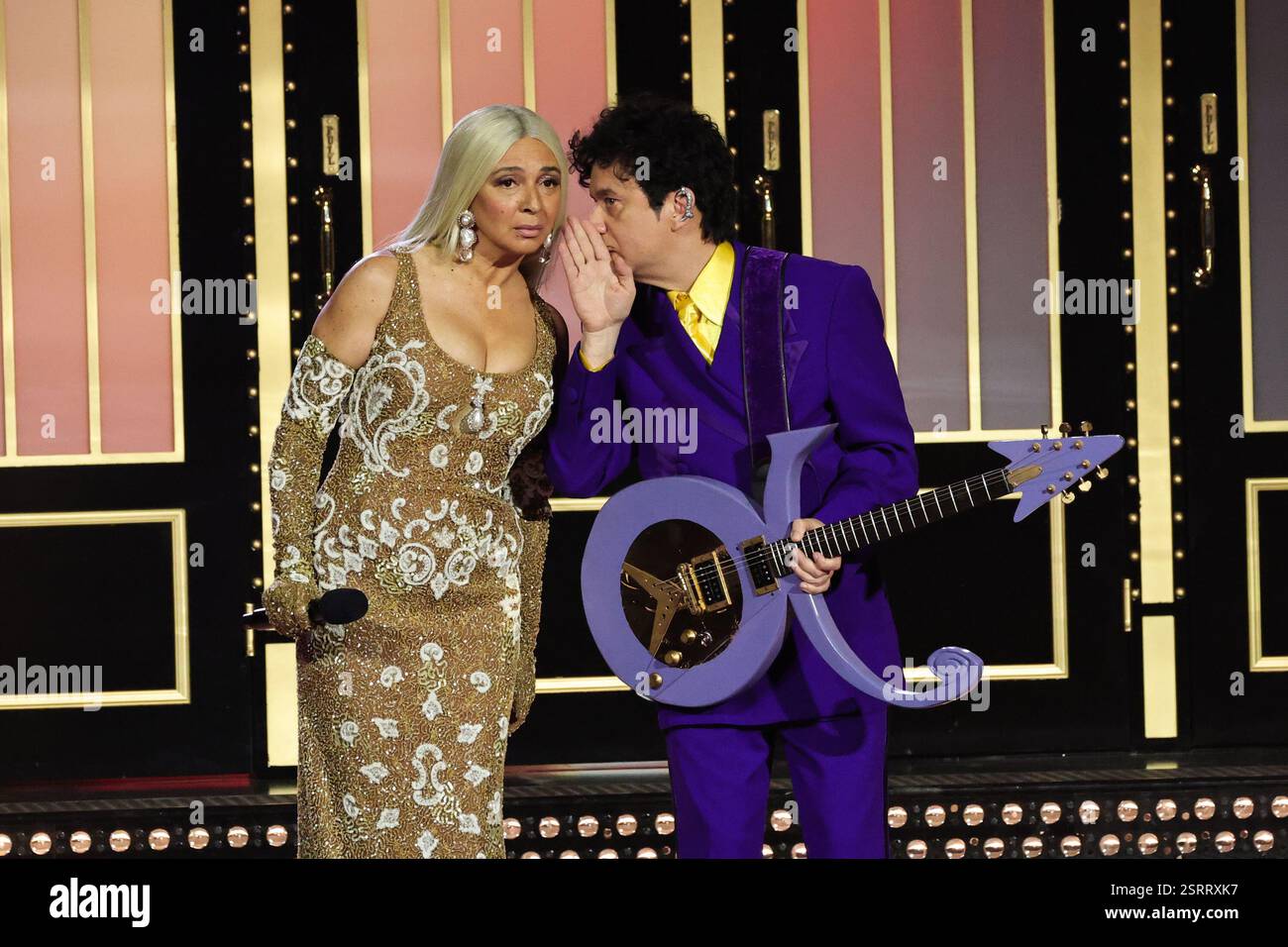 New York, USA. 14th Feb, 2025. SNL50: THE HOMECOMING CONCERT -- Pictured: (l-r) Maya Rudolph ...