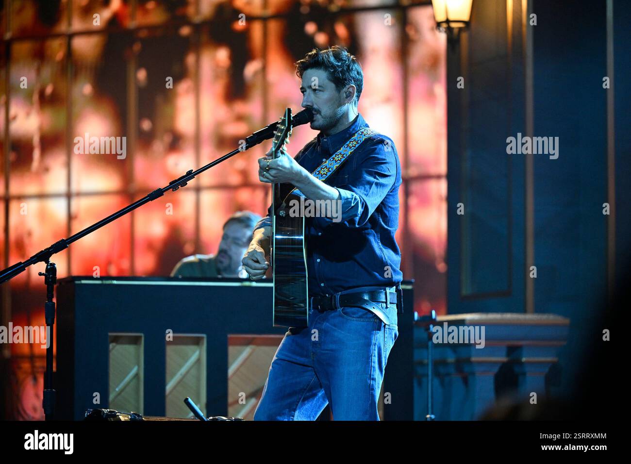 New York, USA. 14th Feb, 2025. SNL50: THE HOMECOMING CONCERT -- Pictured: Mumford and Sons ...