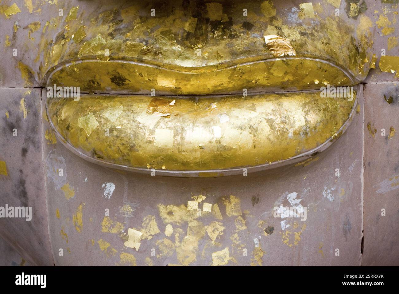 Lip statue of Buddha in Sarnath, Varanasi, Uttar Pradesh, India, Asia ...