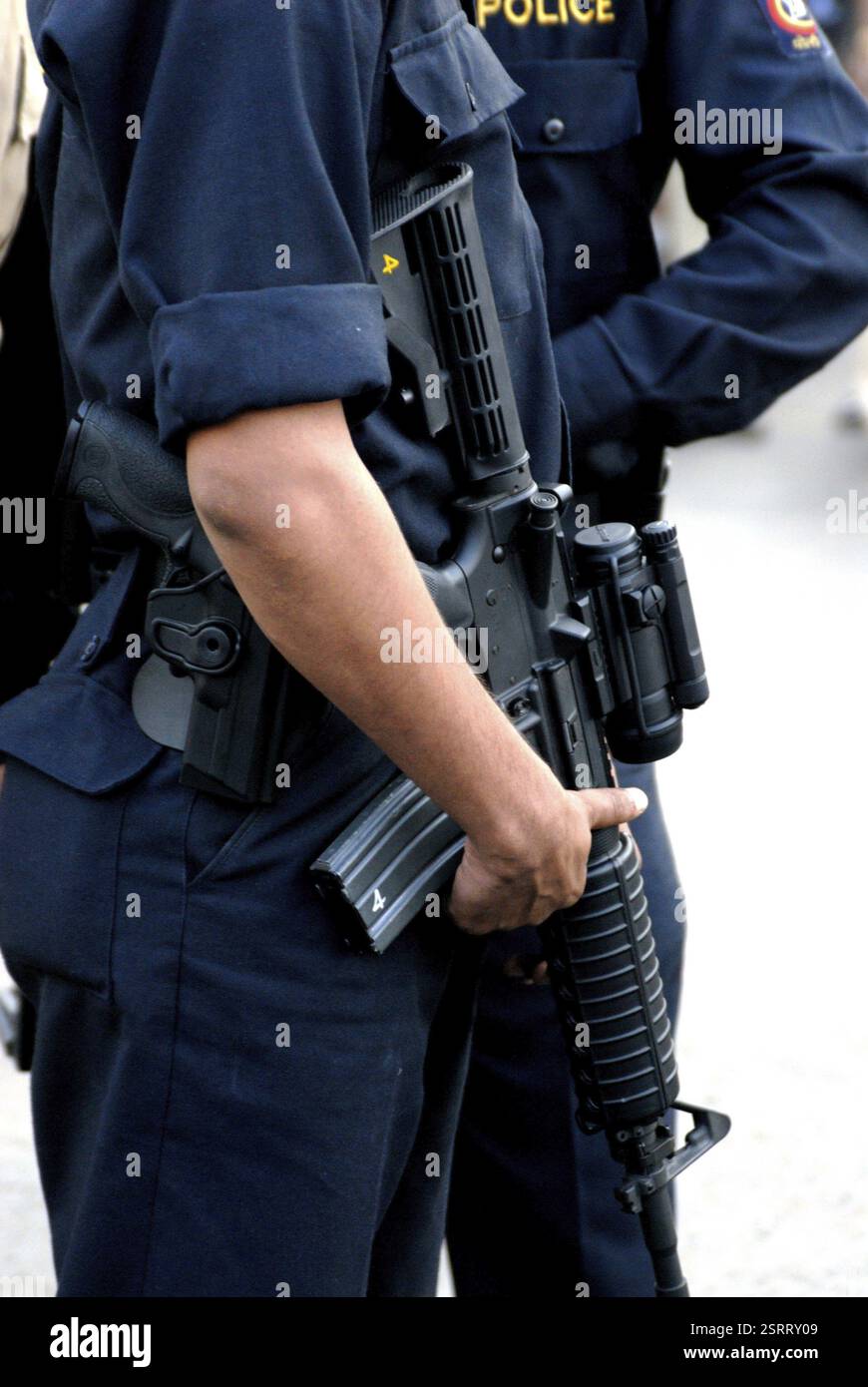 Commando ready to protect people with AK47 riffle Mumbai Maharashtra ...