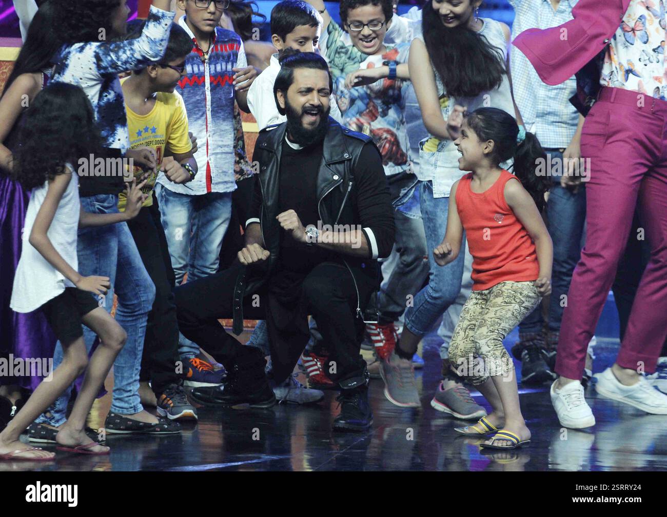 Bollywood actor Riteish Deshmukh during the promotion of film Banjo on ...