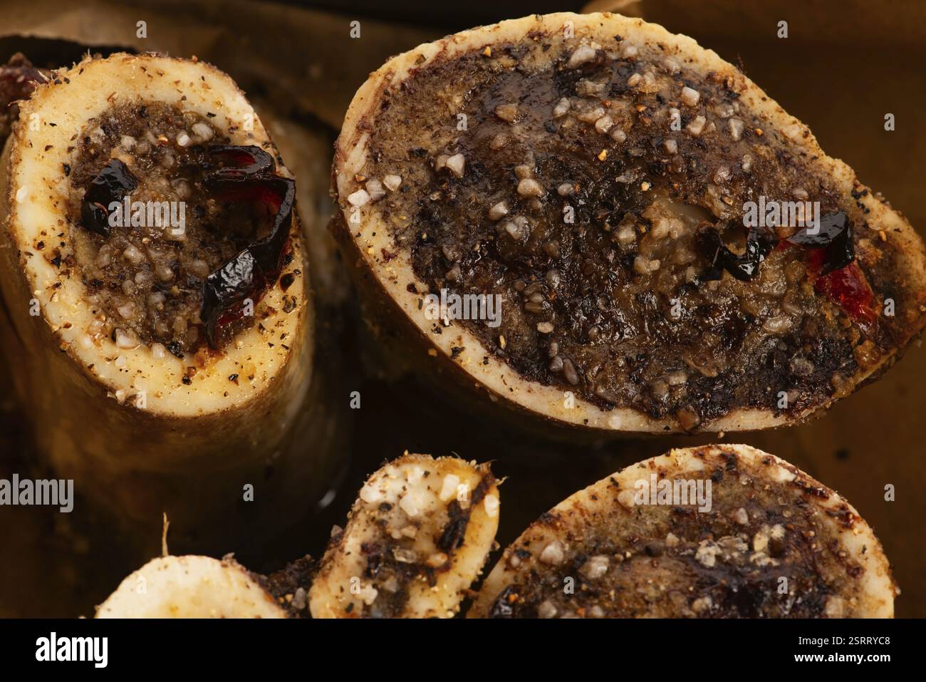 Homemade Roasted Beef Bone Marrow Stock Photo - Alamy