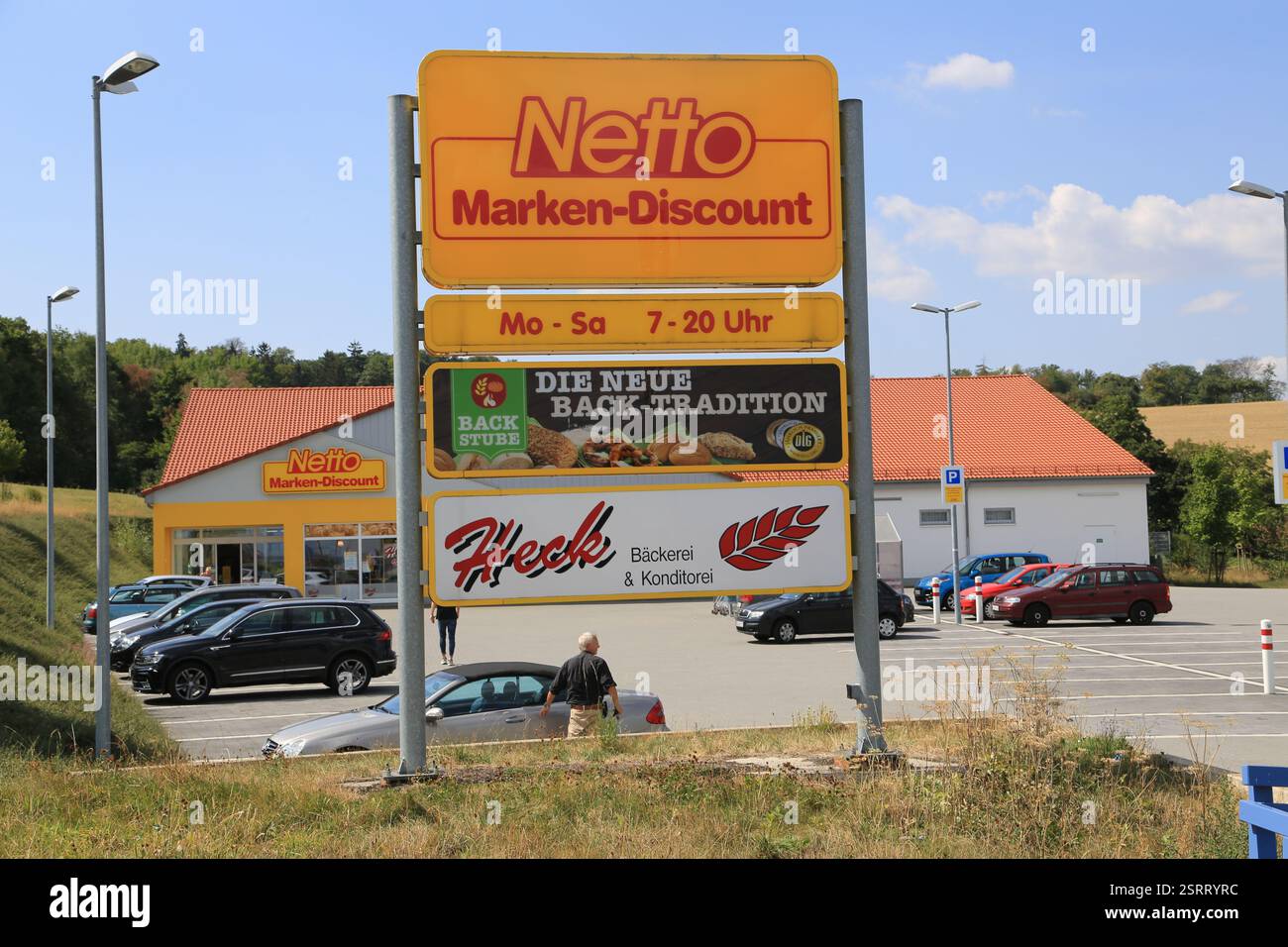 Netto supermarket in a village in Germany Stock Photo - Alamy