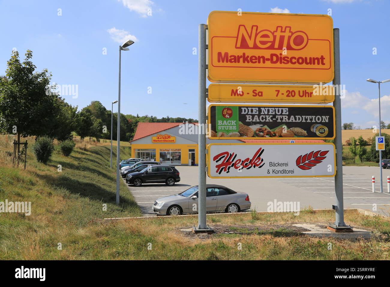 Netto supermarket in a village in Germany Stock Photo - Alamy