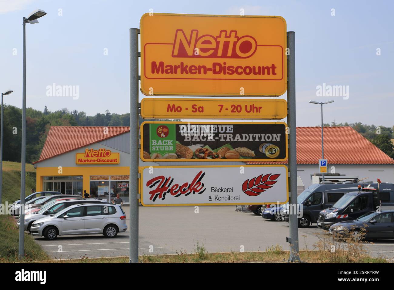 Netto supermarket in a village in Germany Stock Photo - Alamy