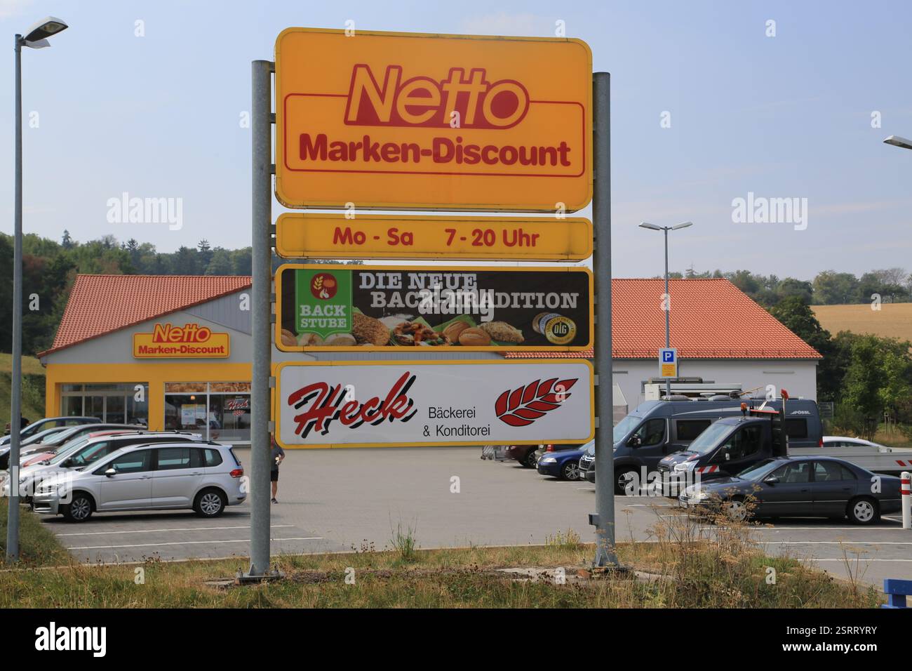 Netto supermarket in a village in Germany Stock Photo - Alamy