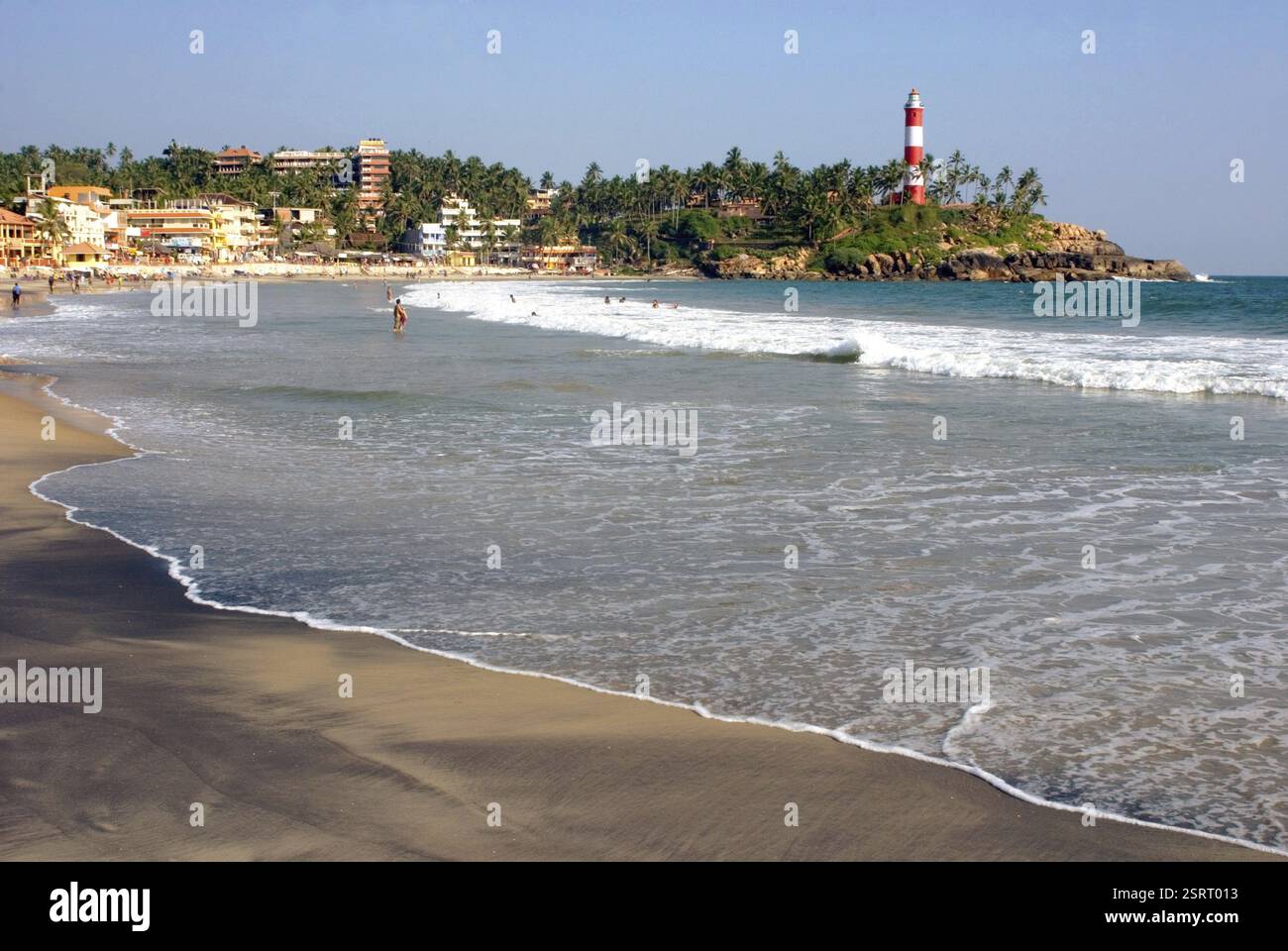 Kovalam beach at Trivandrum, Kerala, India, Asia Stock Photo - Alamy