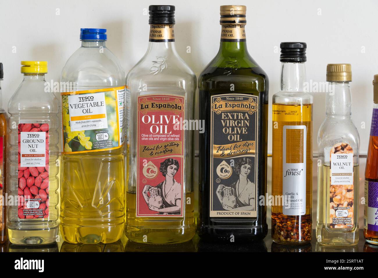 A selection of oils - La Espanola olive oil, extra virgin olive oil ...